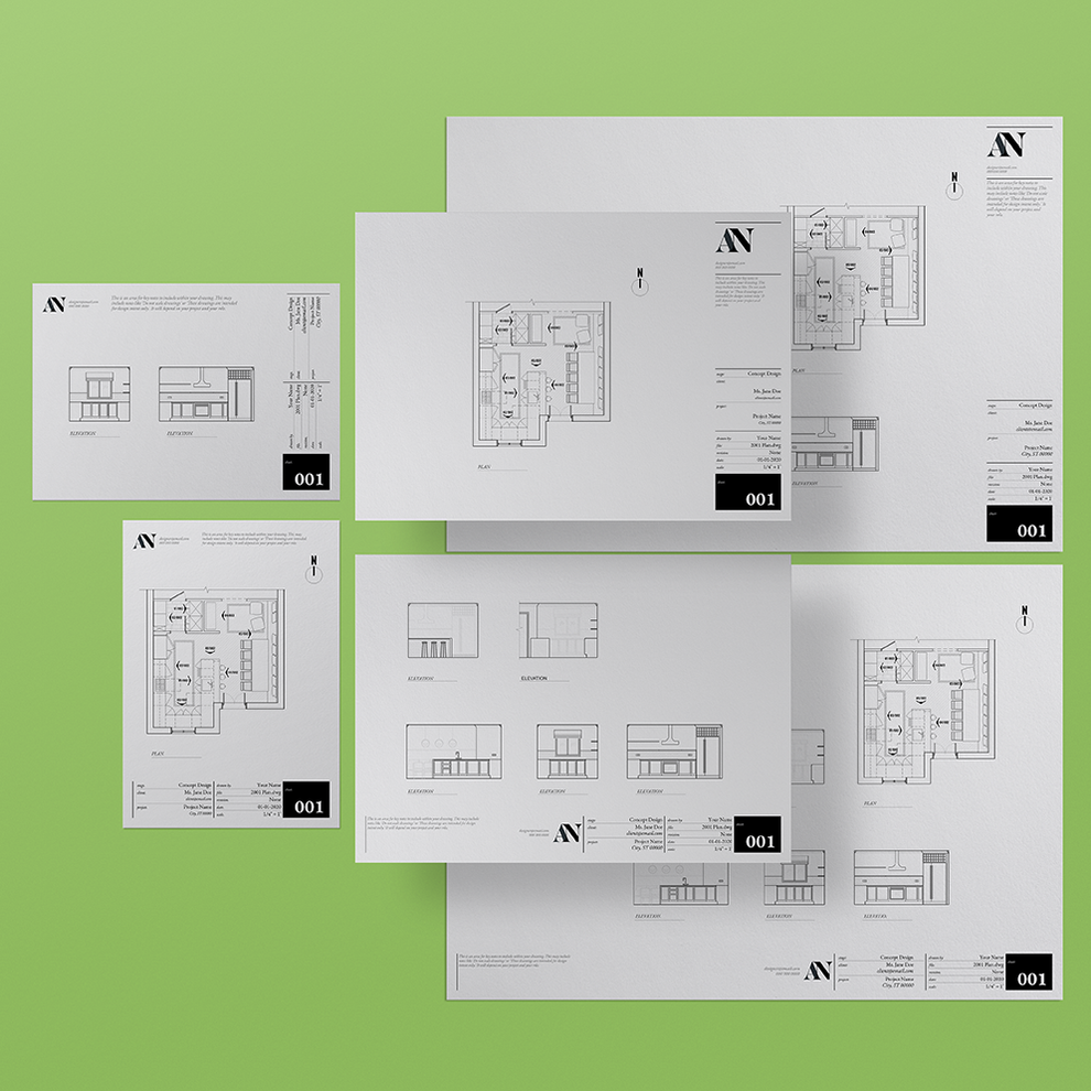 Title Block Templates Bundle – Audrey Noakes Shop